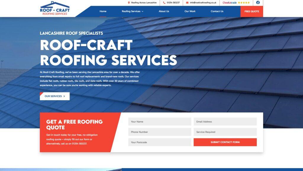 Roof Craft Roofing | Case Studies | TeeGee Digital